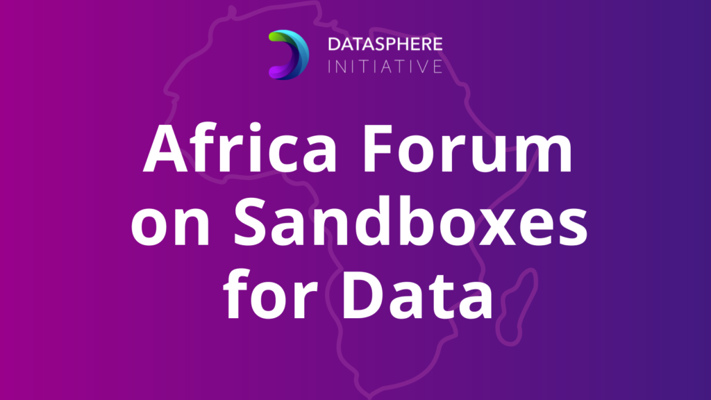 Launch of the Africa Forum on Sandboxes for Data